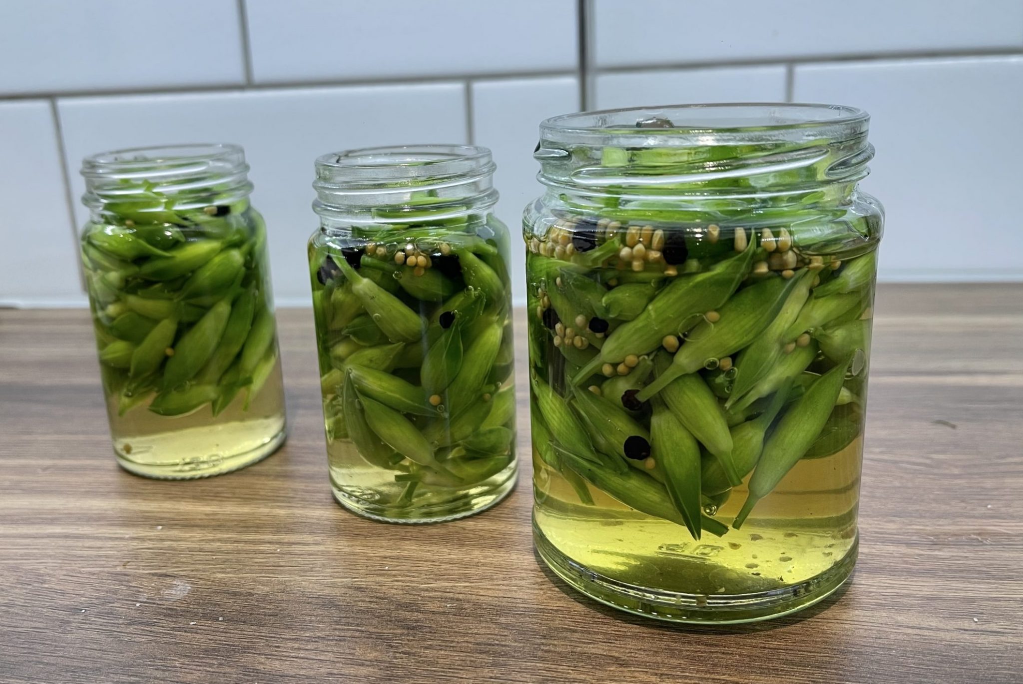 Pickled Wild Garlic Buds | Savery Grazing
