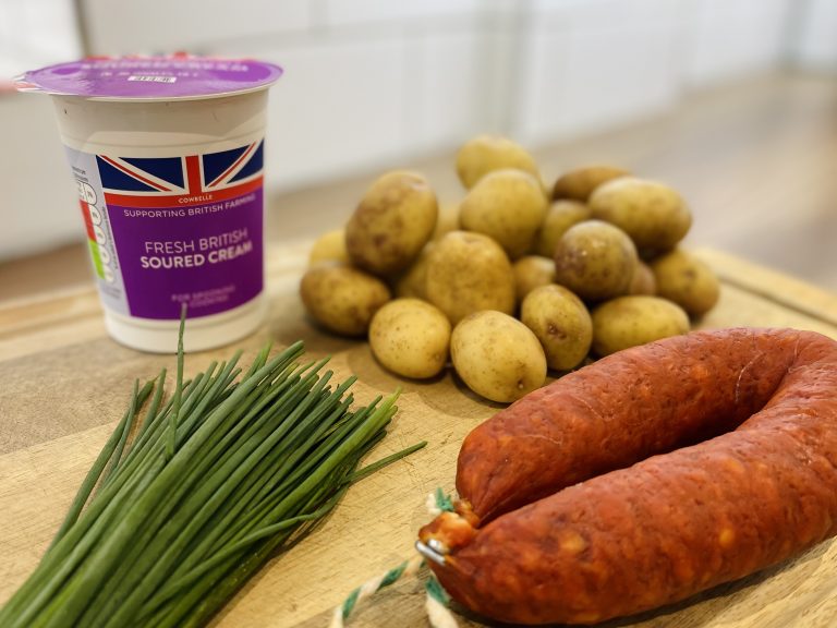 Mini Jacket Potato Canapés | Savery Grazing